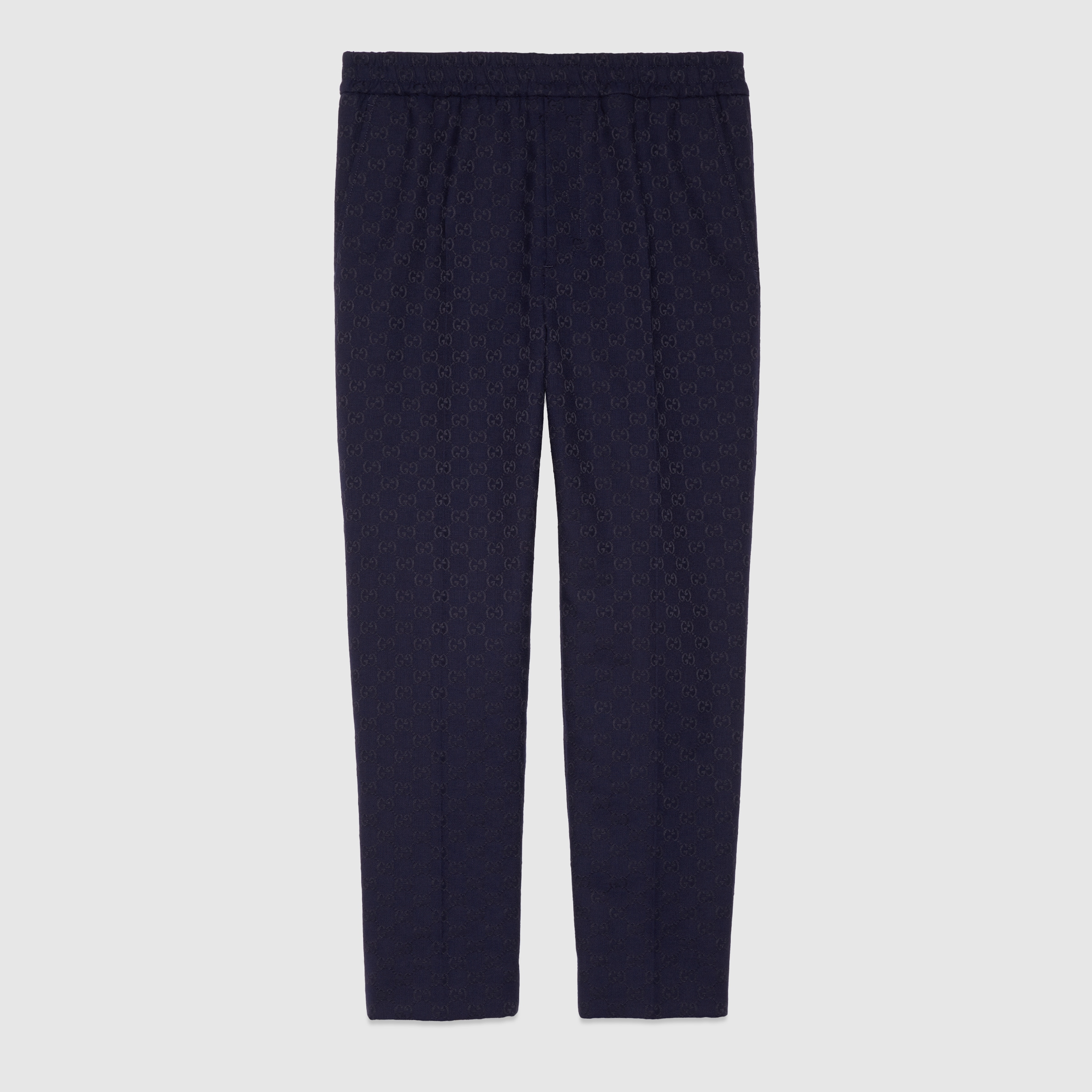 Pantalone da jogging in tessuto GG in blu scuro | GUCCI® Italia