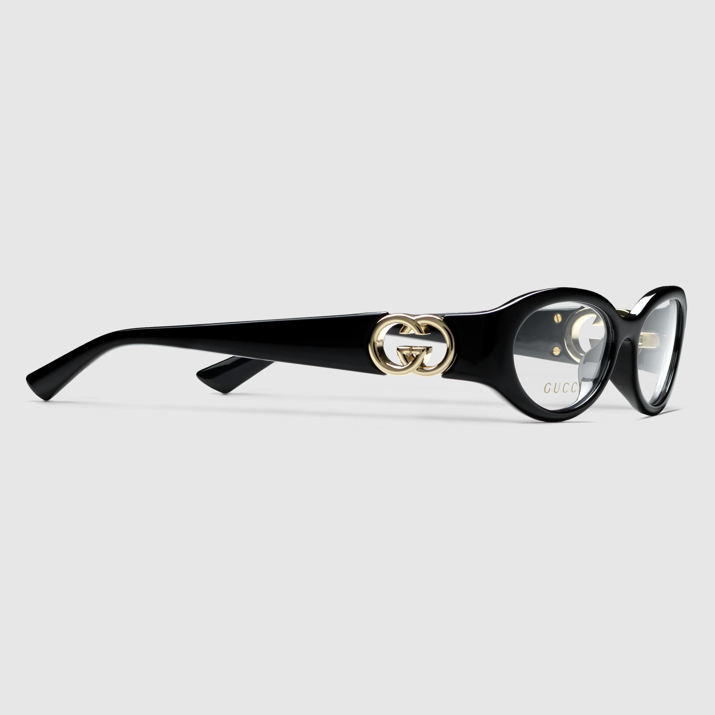Rectangular fit optical frame in black | GUCCI® Australia
