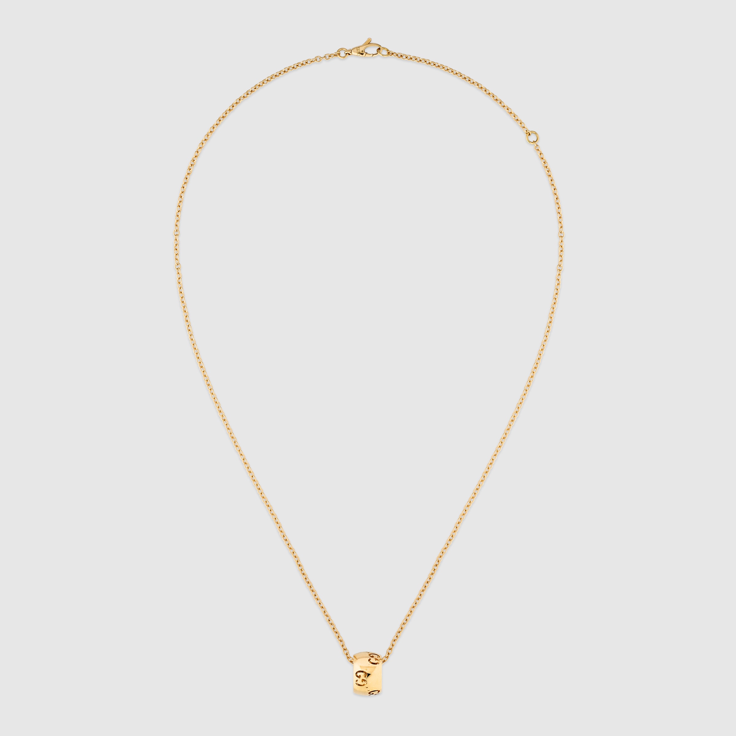 Icon 18k GG necklace in 18k yellow gold | GUCCI® UK