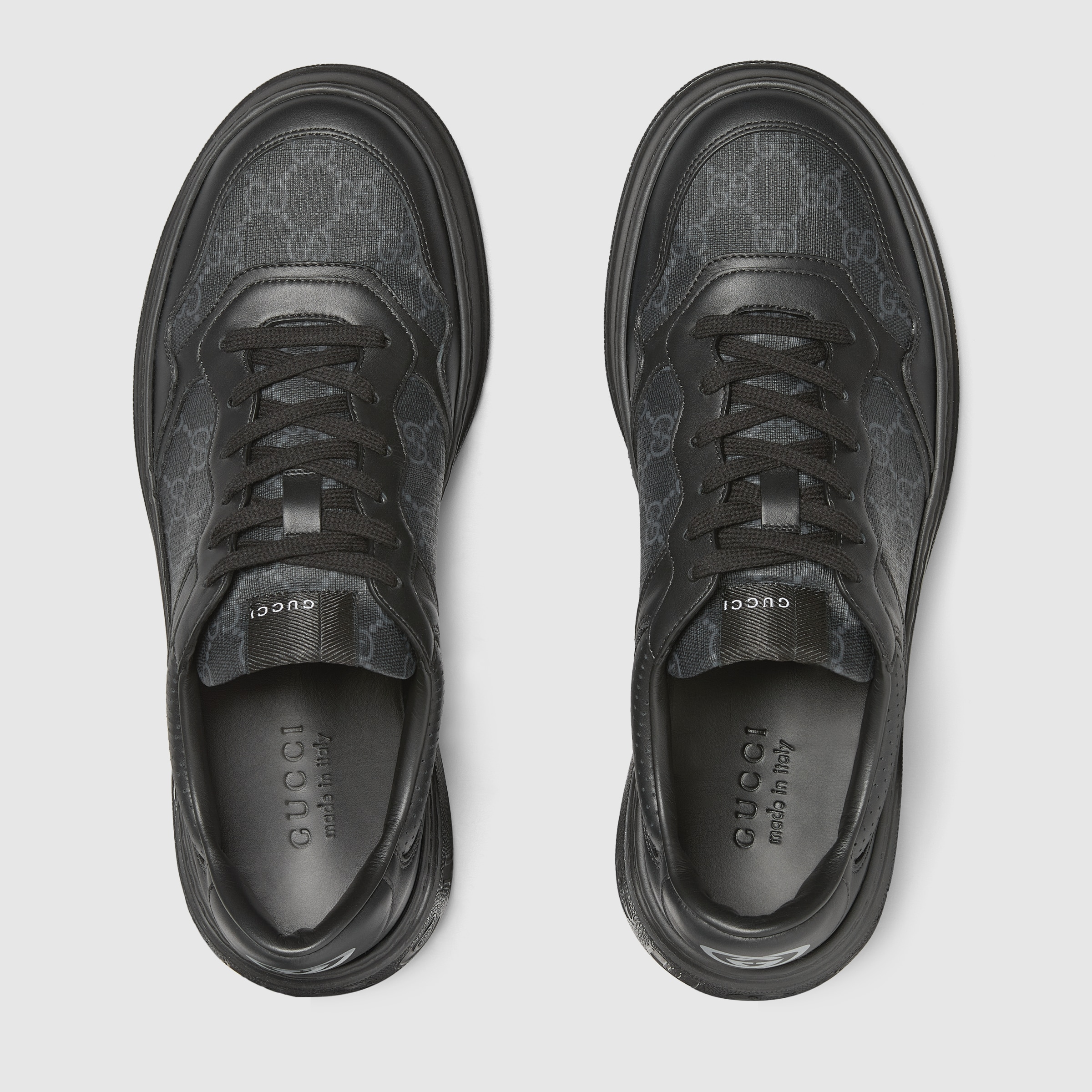 Men's GG sneaker in black GG Supreme | GUCCI® UK