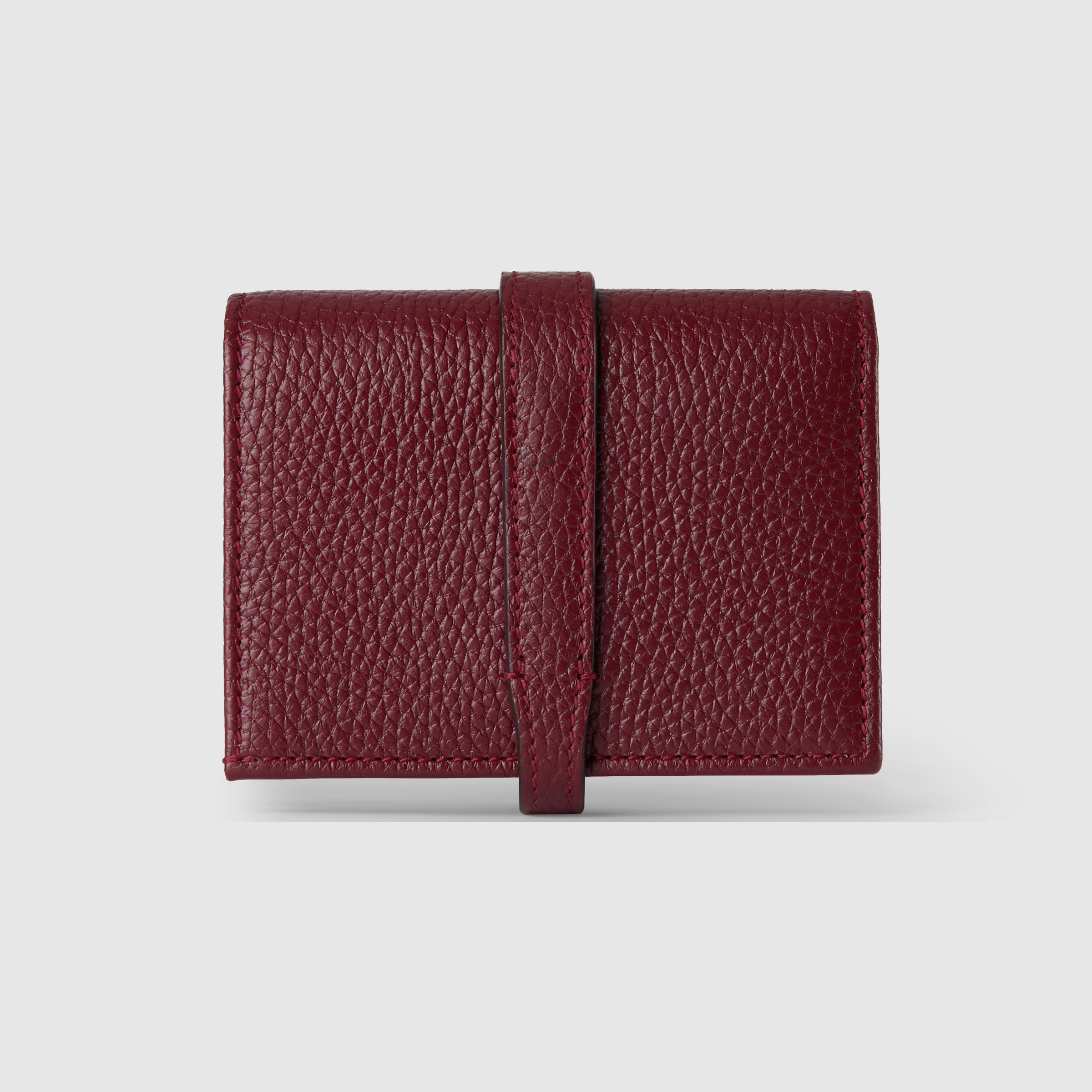Jackie 1961 card case wallet in Rosso Ancora red leather | GUCCI® US