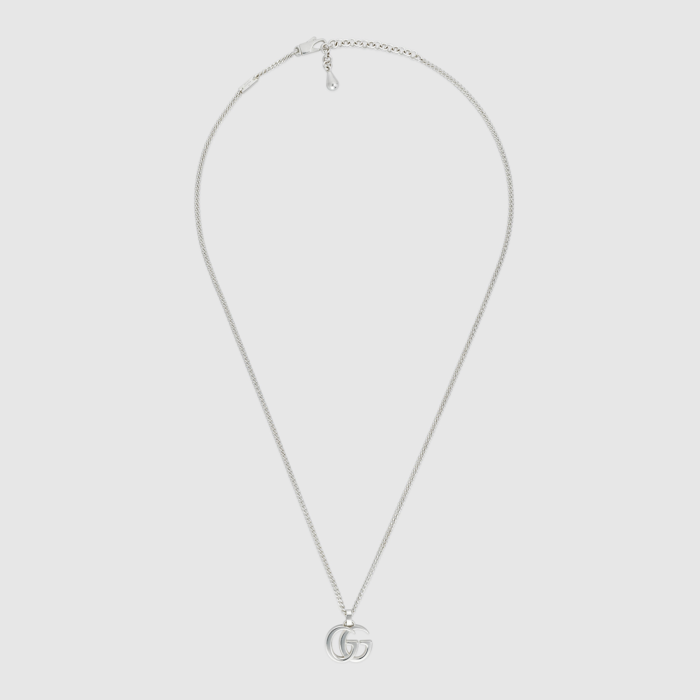 925 스털링 실버 [GG 마몽] 펜던트 목걸이 | 구찌® 코리아