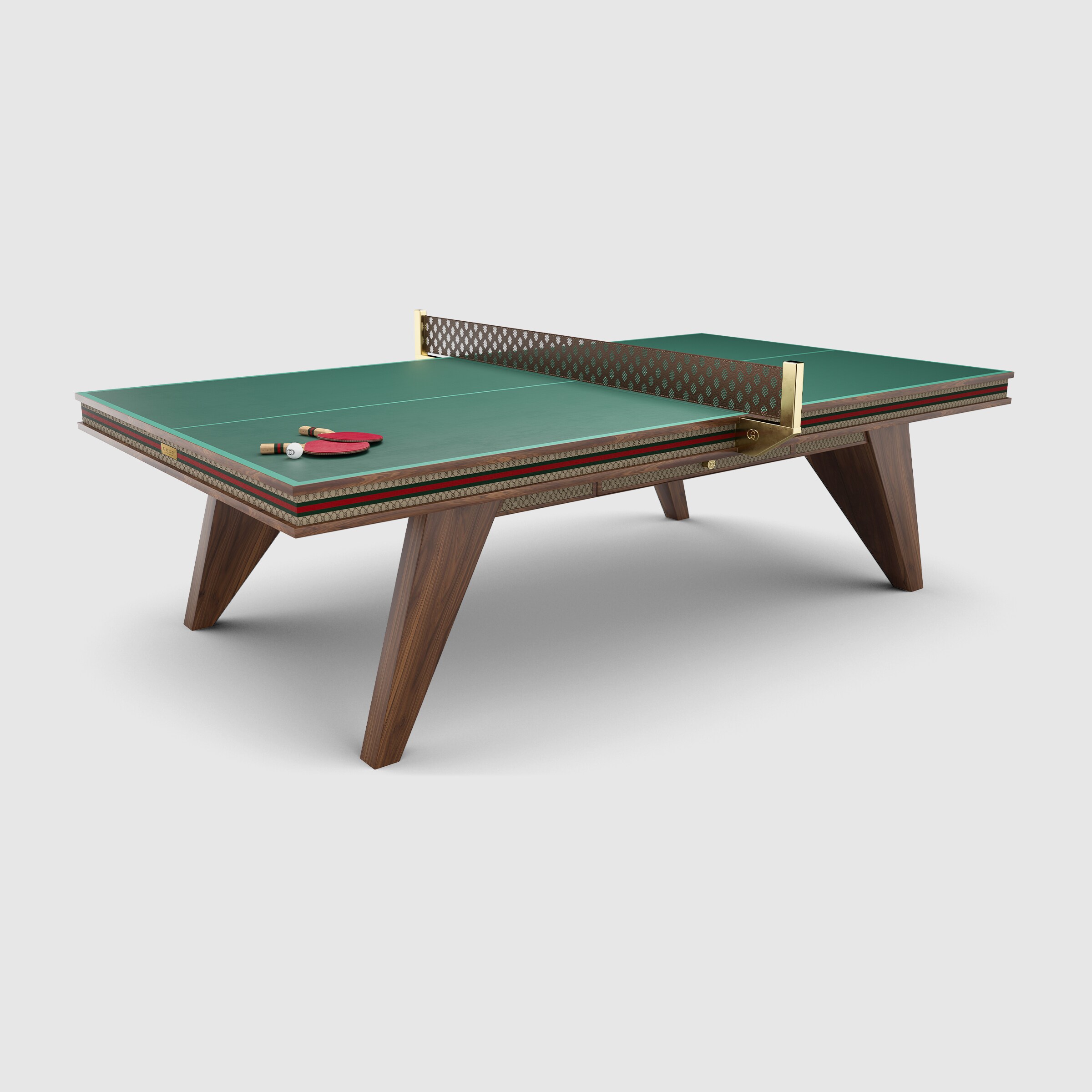 Tennis table in beige and ebony GG Supreme | GUCCI® US