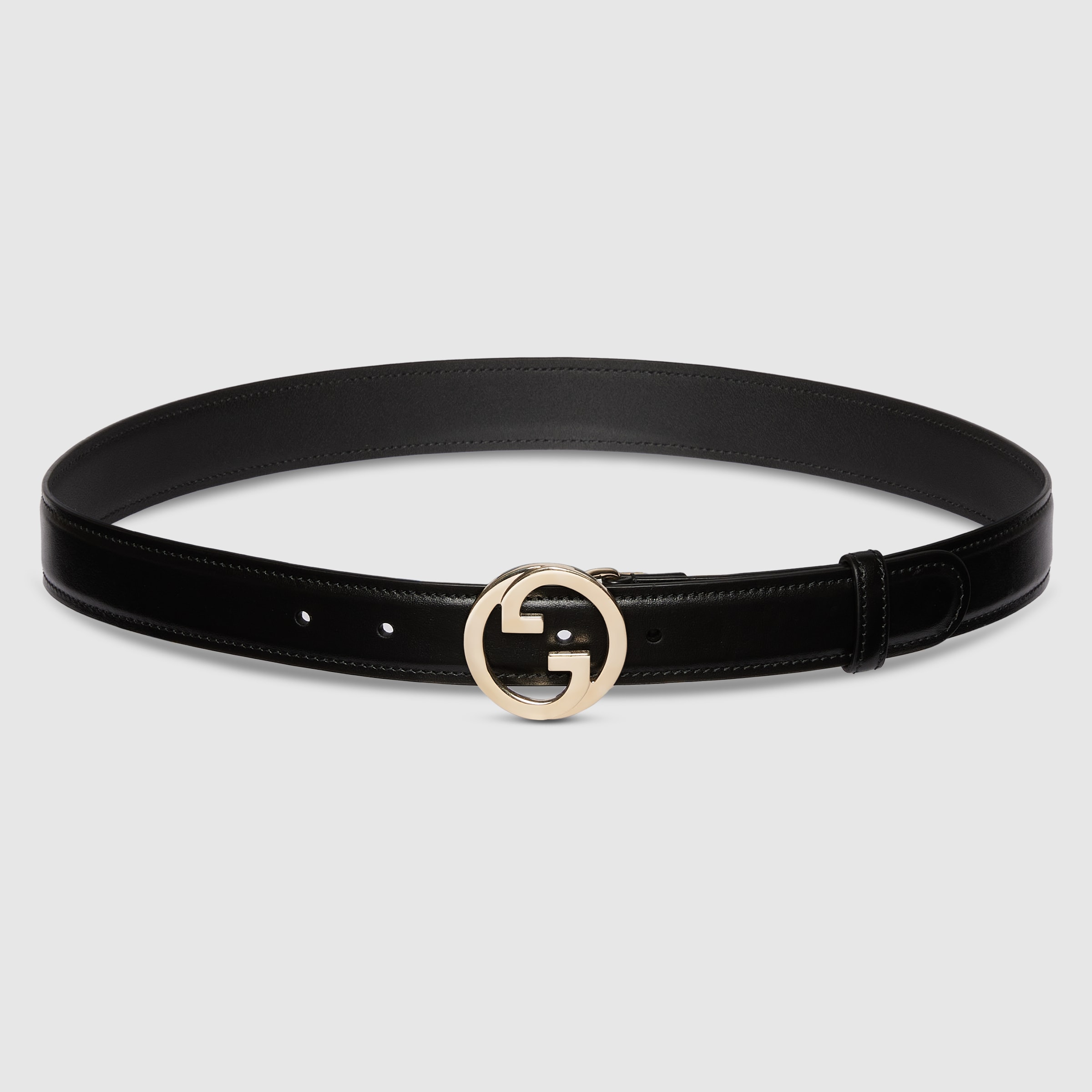 Gucci Blondie belt in black leather | GUCCI® UK