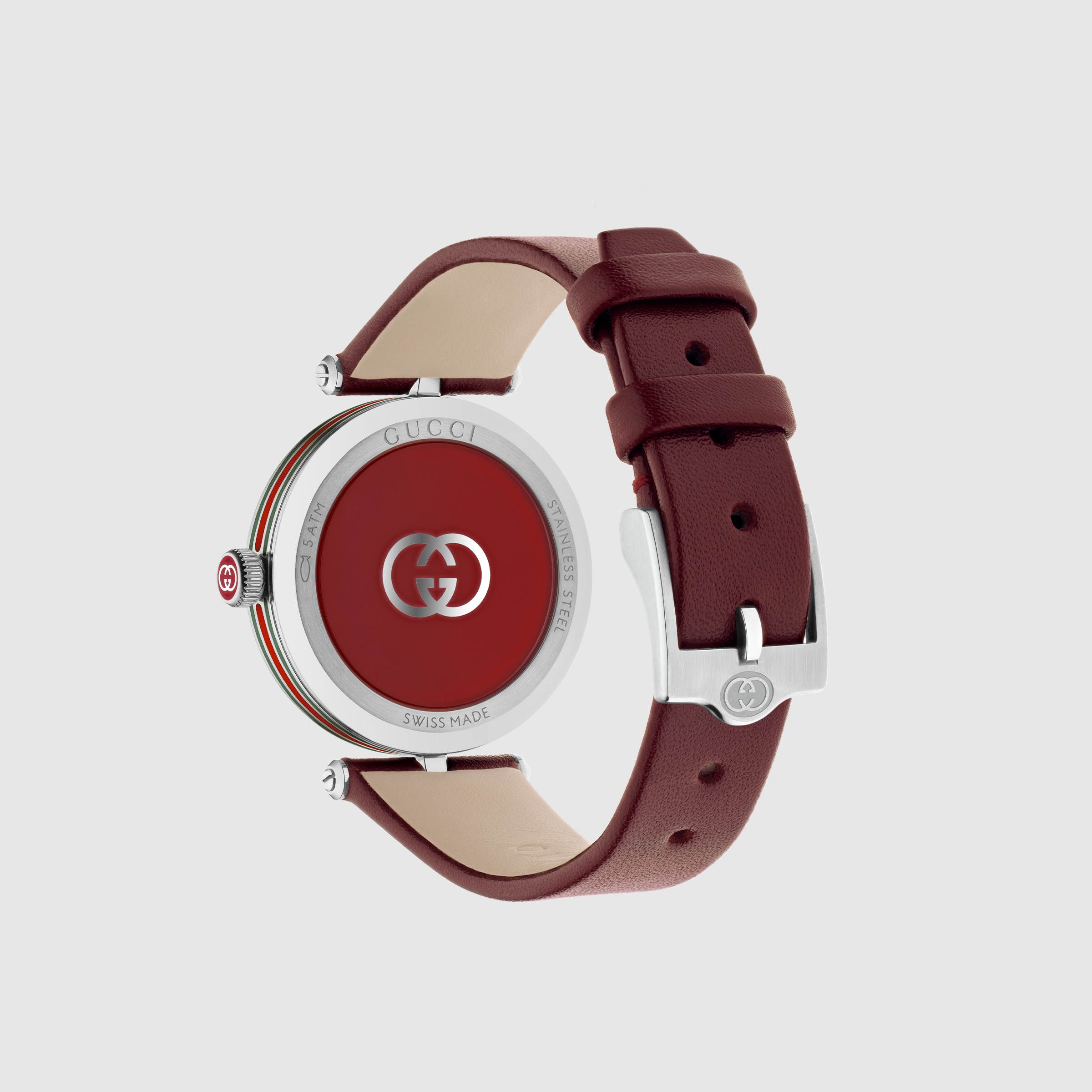 Model 2000 watch, 30mm in red leather | GUCCI® US