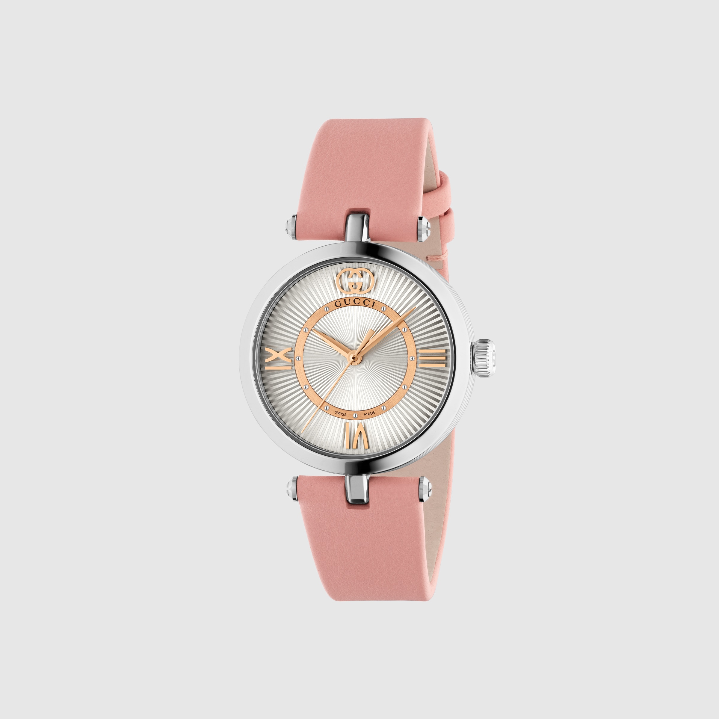 Model 2000 watch, 30mm in pink leather | GUCCI® US