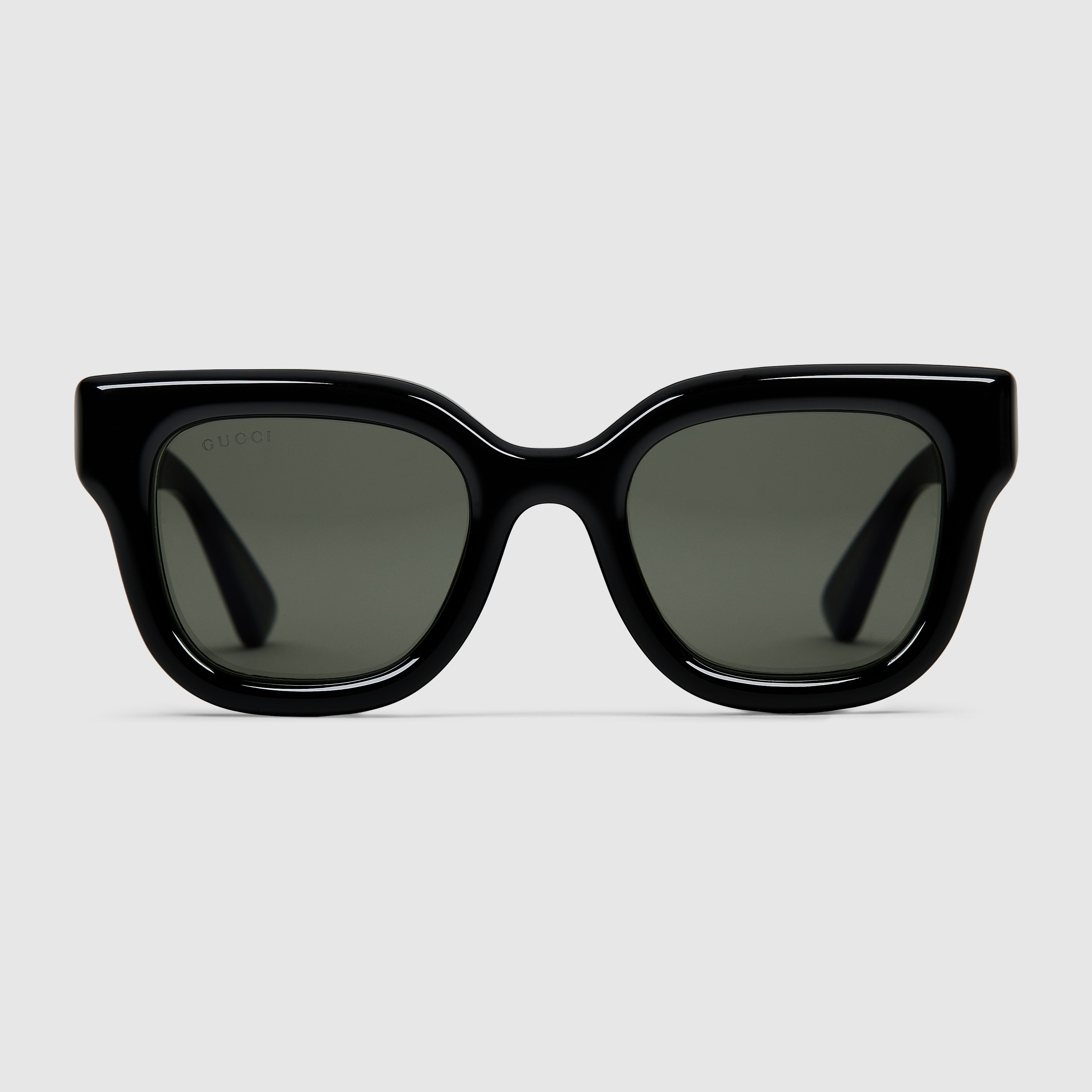 Round frame sunglasses in black | GUCCI® US