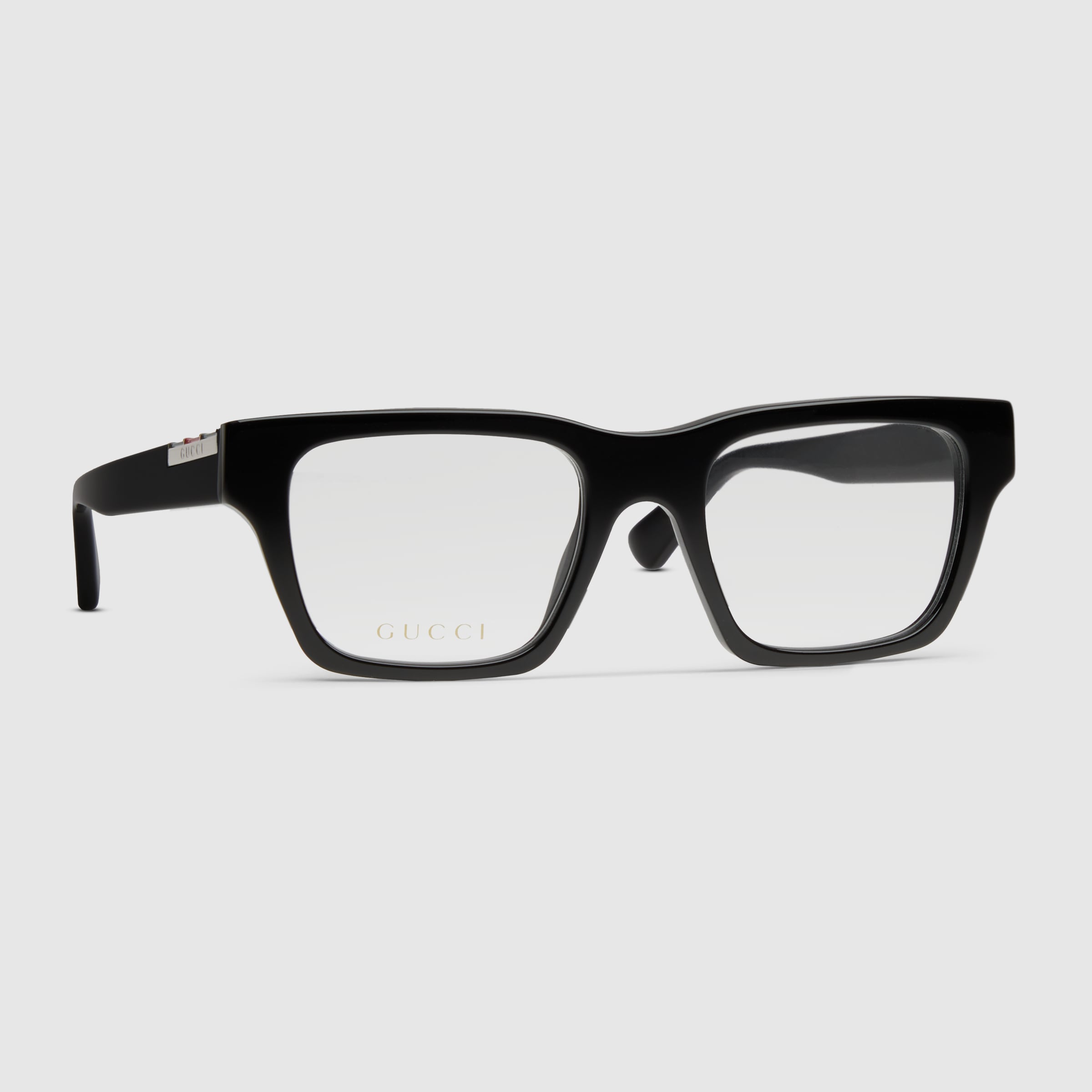 Rectangular optical frame in black | GUCCI® Canada