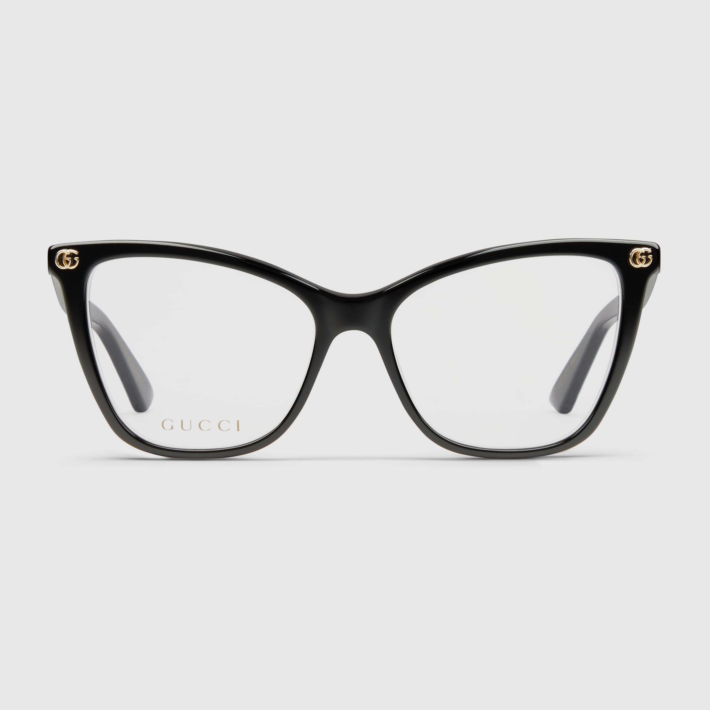Cat-eye optical frame in black | GUCCI® ZA