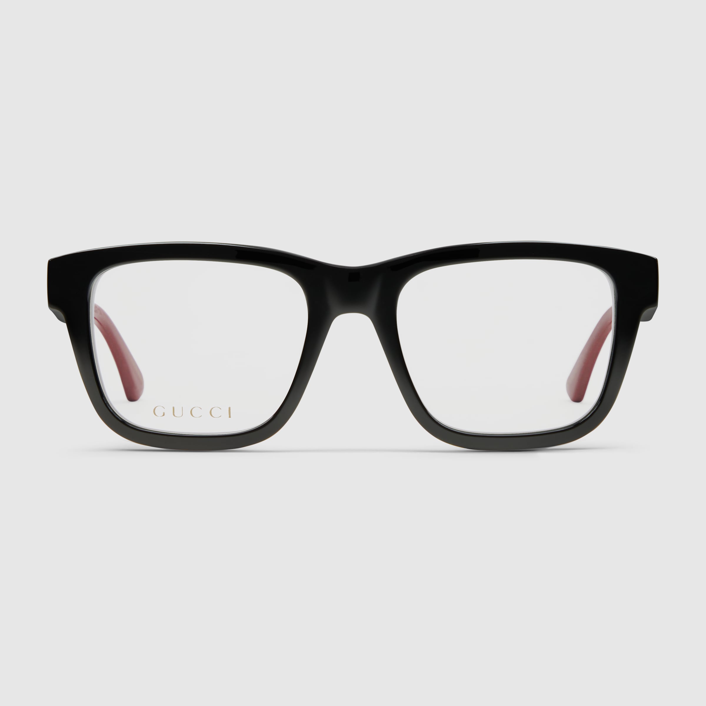 Rectangular optical frame in black | GUCCI® US