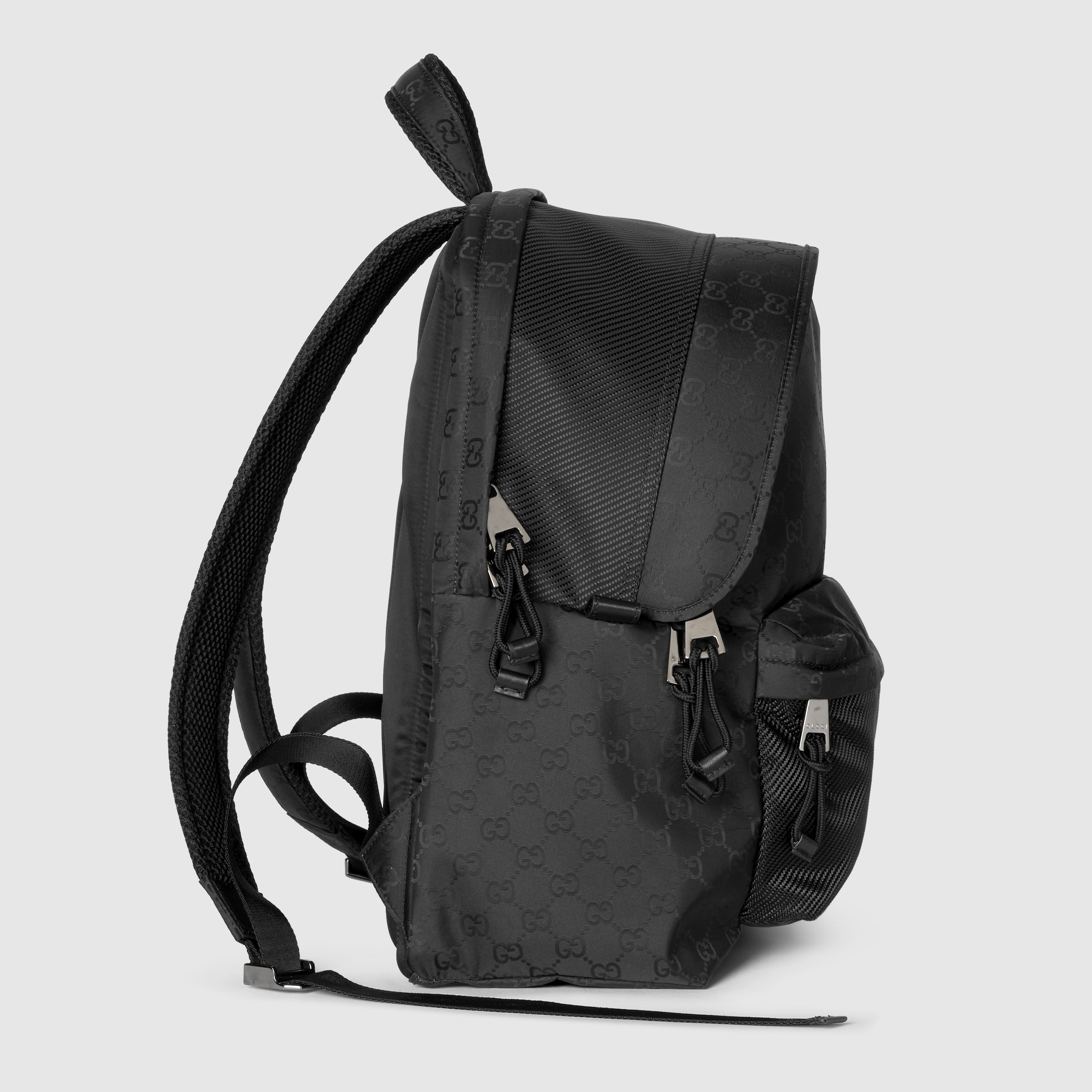 Gucci Nexus medium backpack in black GG nylon | GUCCI® US