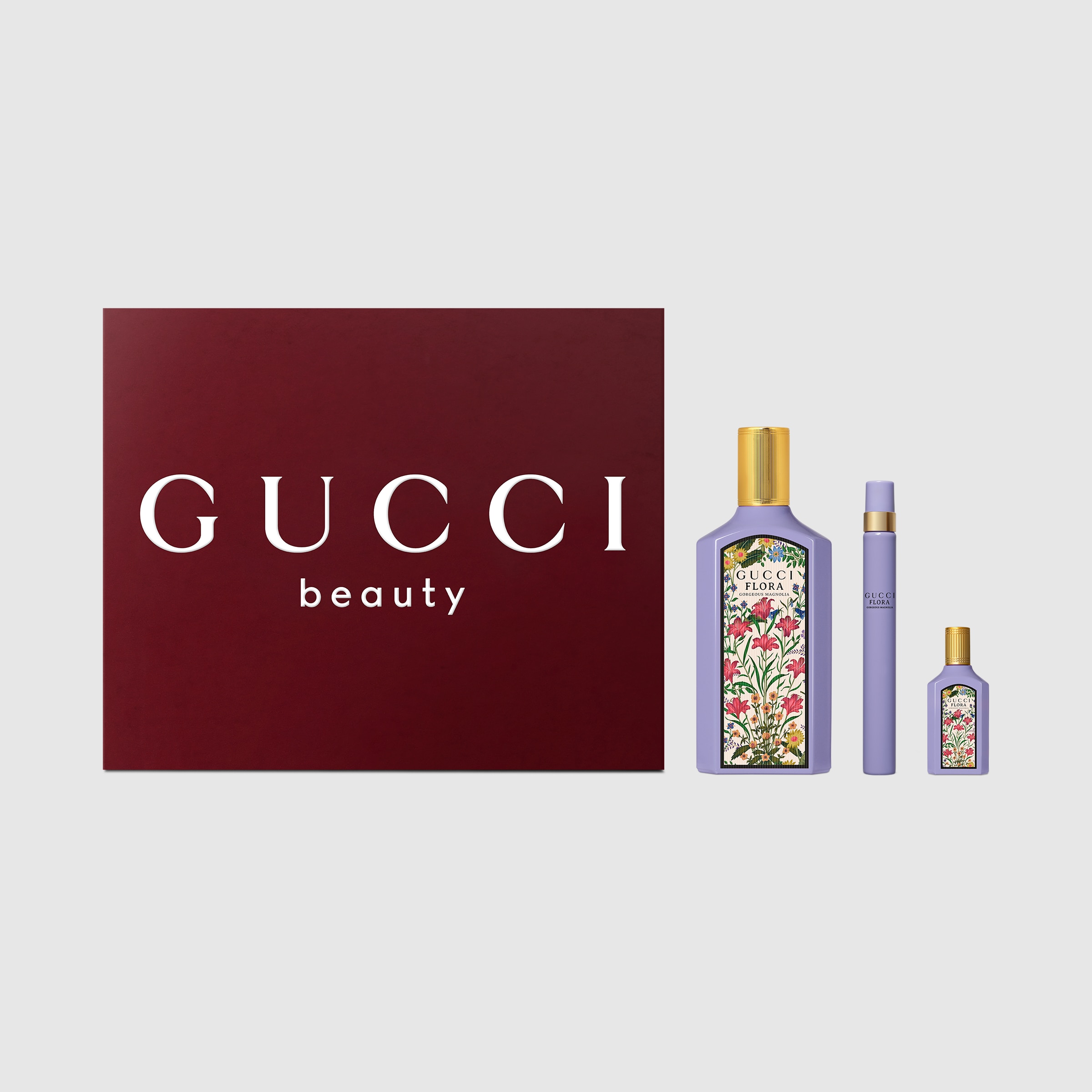 Gucci Flora Gorgeous Magnolia coffret cadeau en eau de parfum | GUCCI® CH
