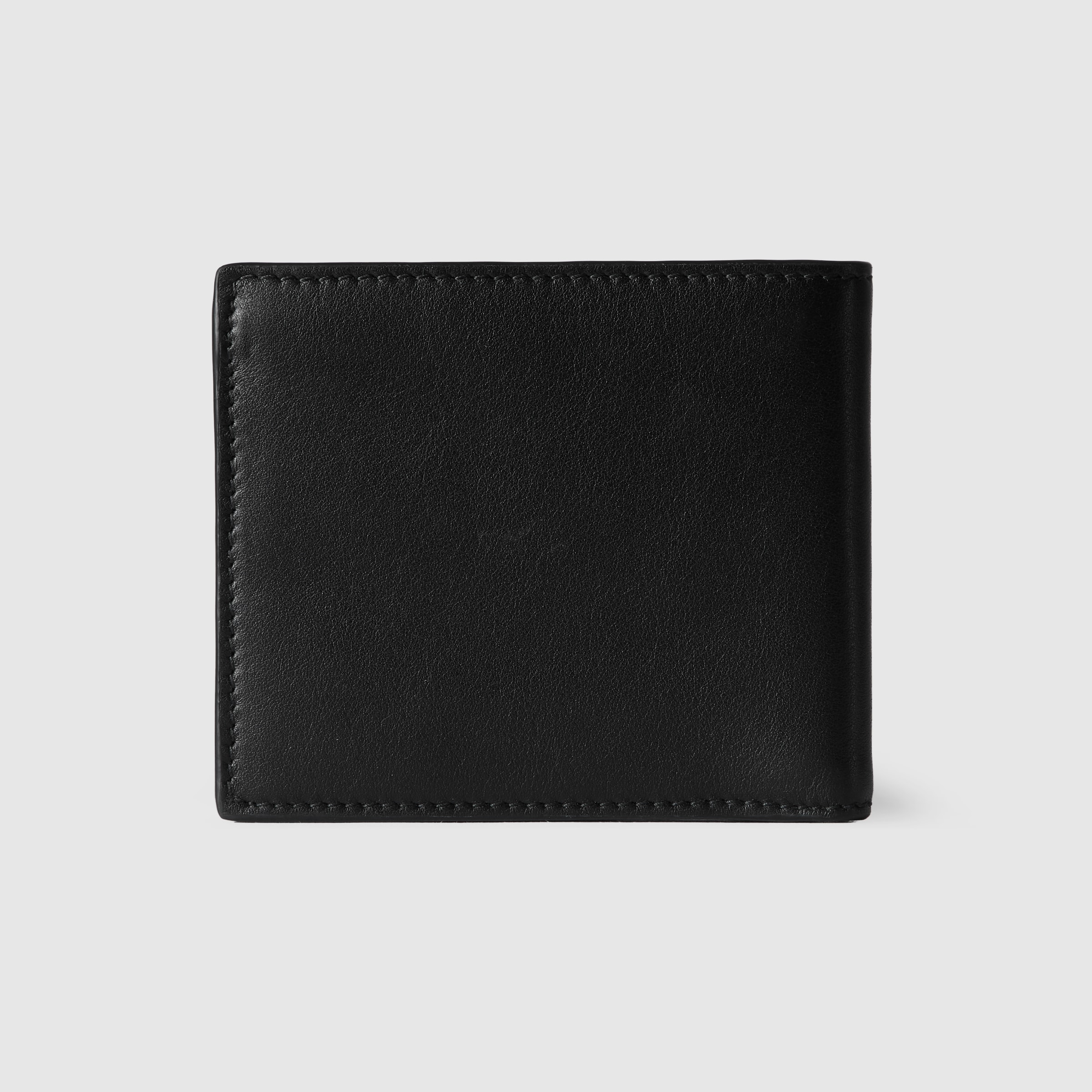 Cartera plegable GG Marmont inpiel suave negra | GUCCI® MX