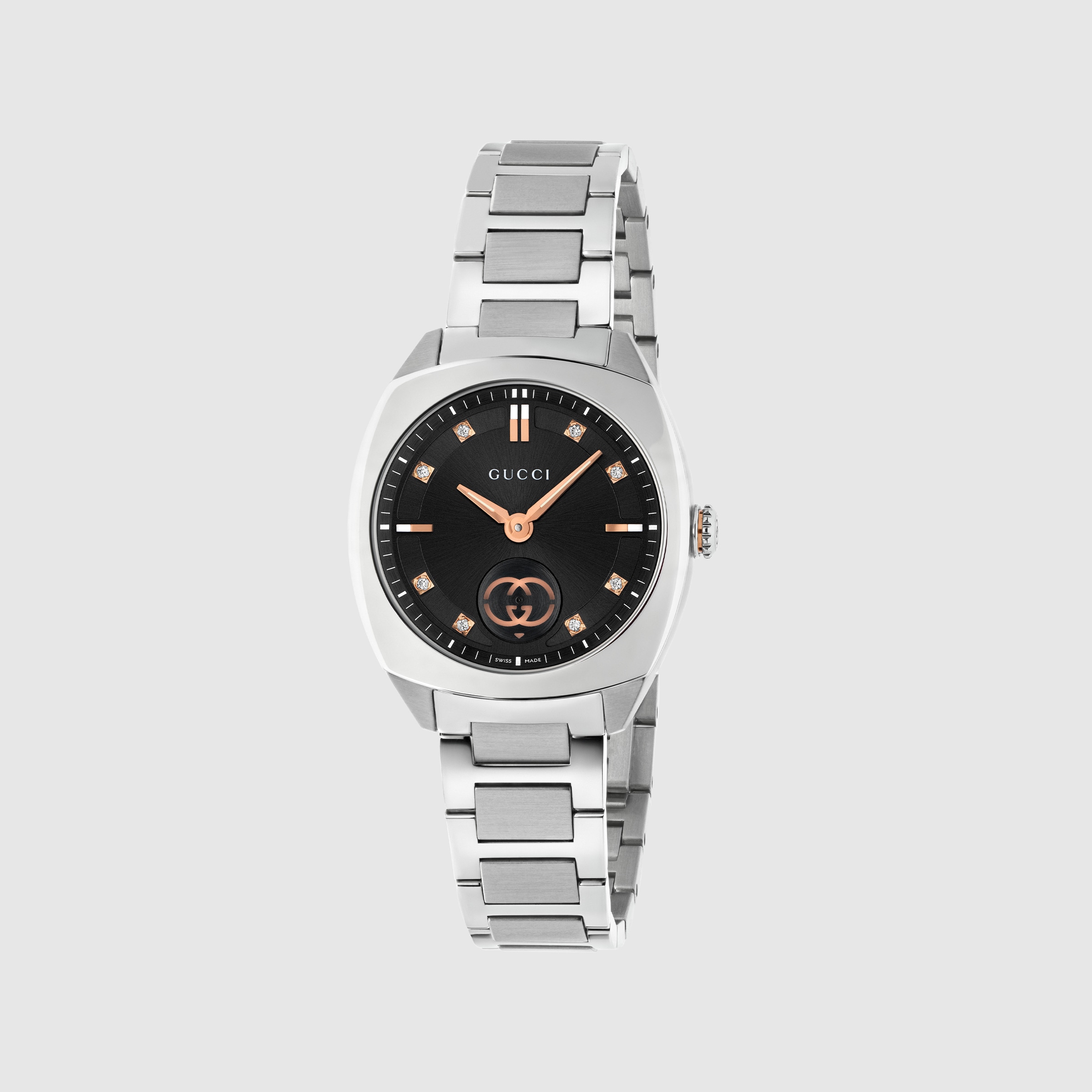 Gucci Interlocking watch, 29mm in steel | GUCCI® US
