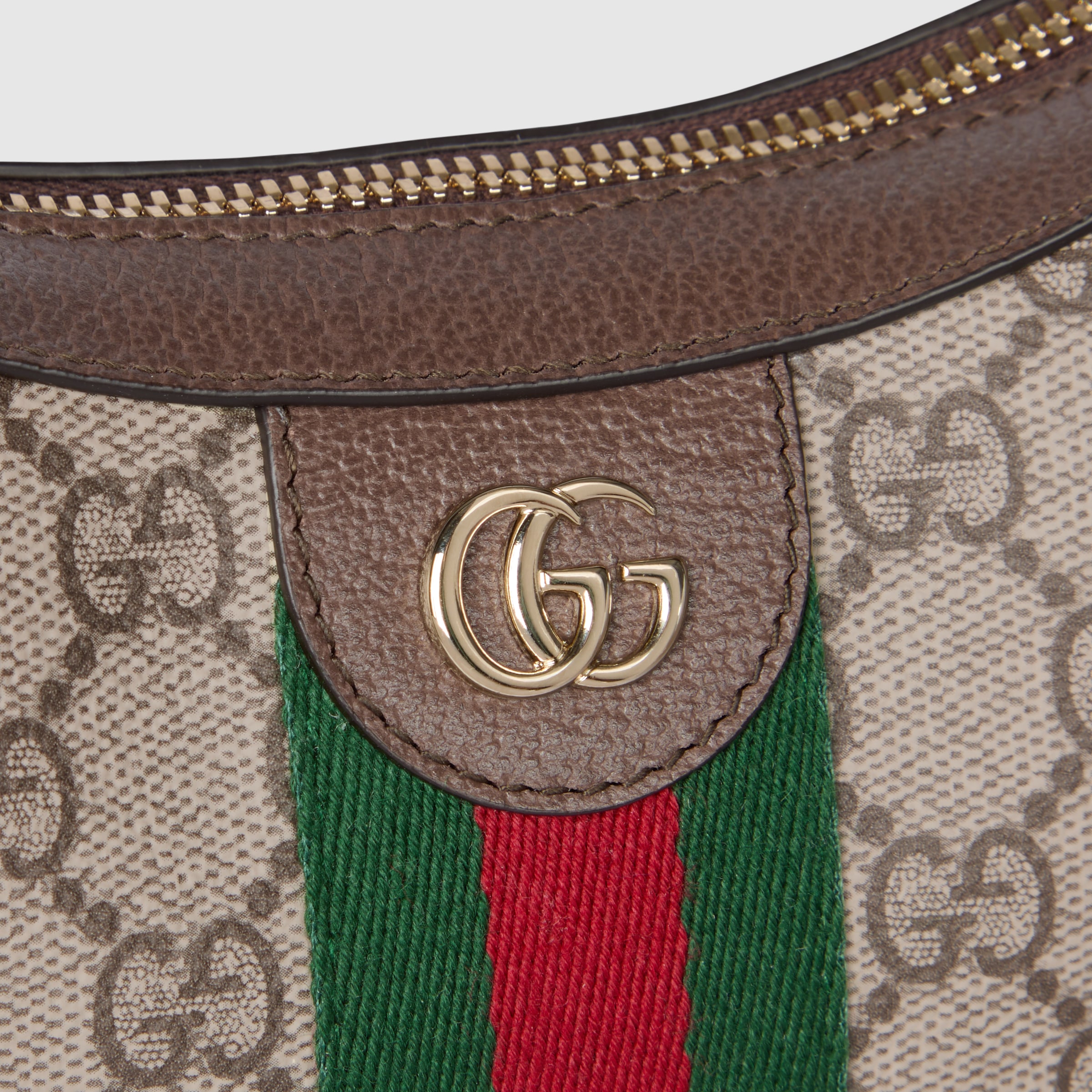 Ophidia small shoulder bag in beige and brown GG fabric | GUCCI® ZA