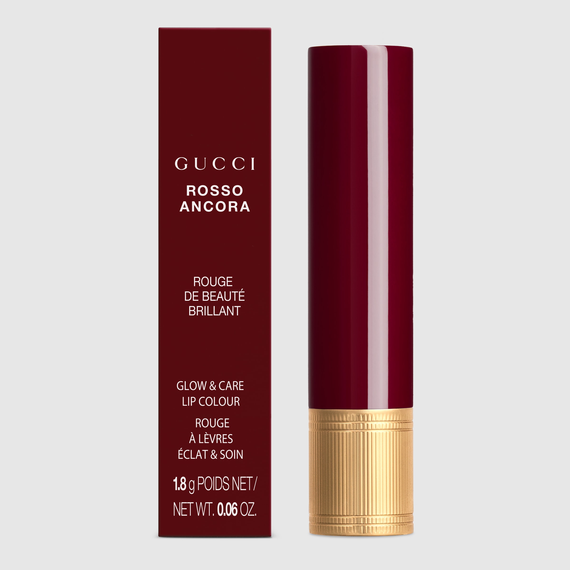 509 Gucci Rosso Ancora, Rouge De Beauté Brillant in 509 Gucci Rosso ...