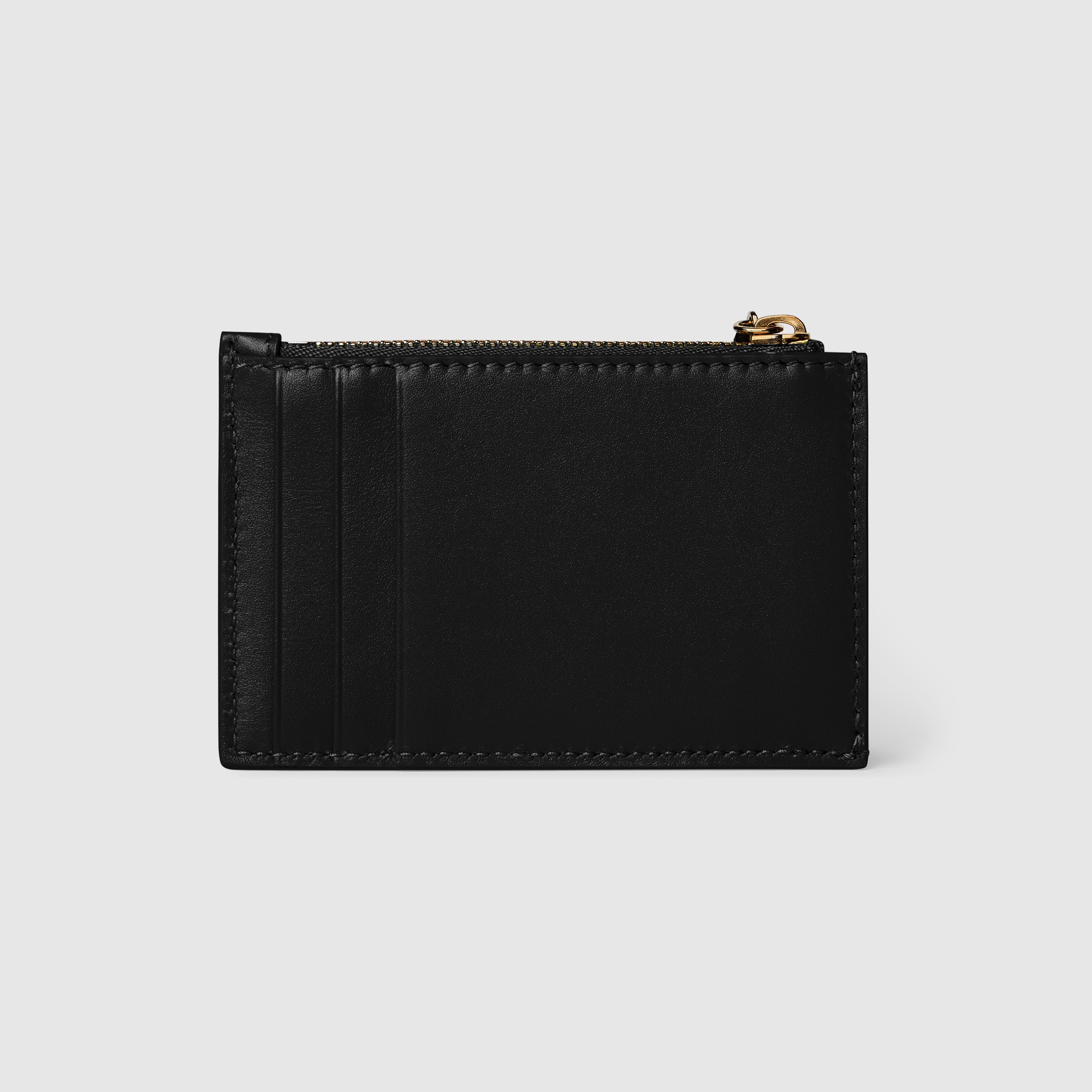 Card case with bamboo in black varnish | GUCCI® US