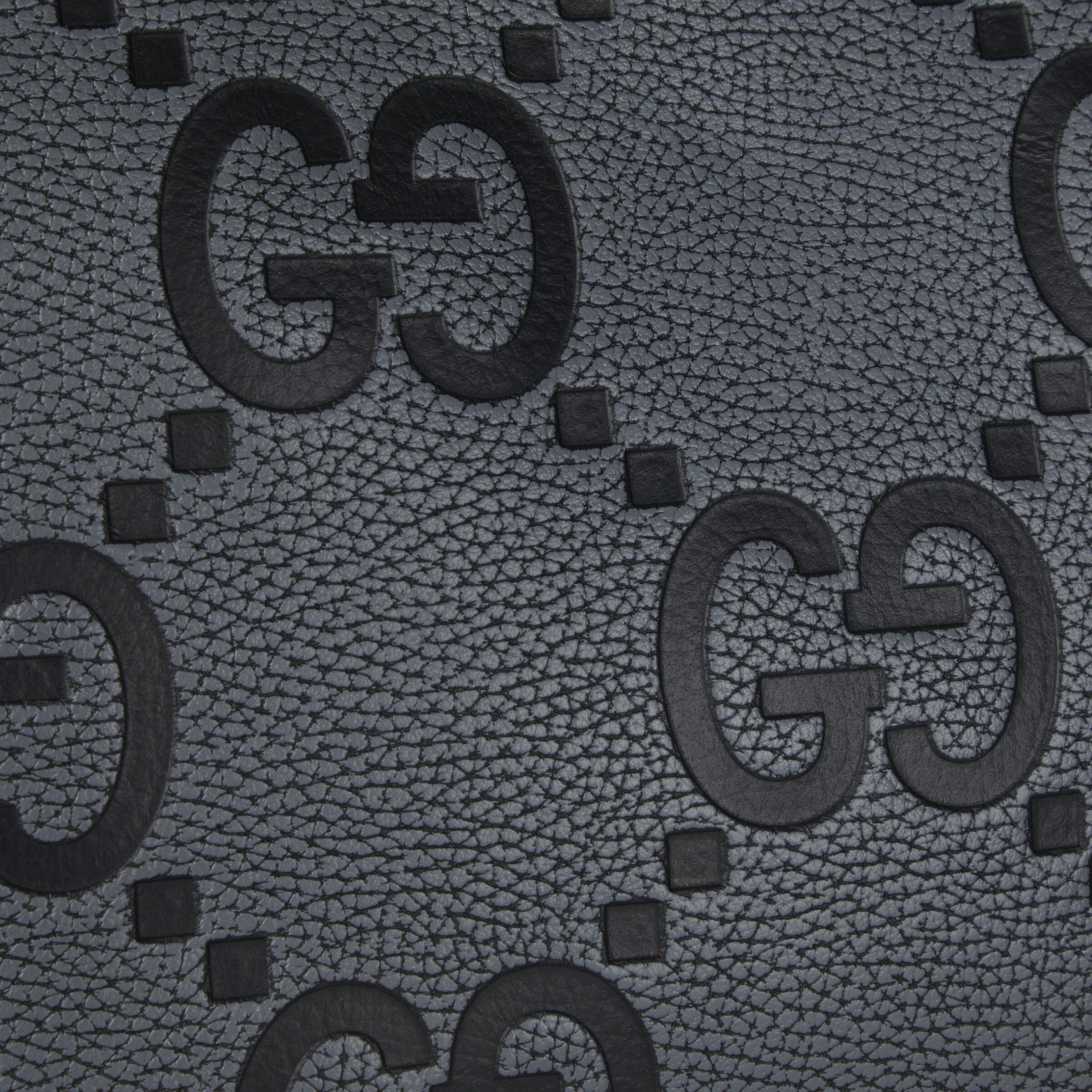 GG jumbo medium crossbody bag in grey and black GG leather | GUCCI® UK