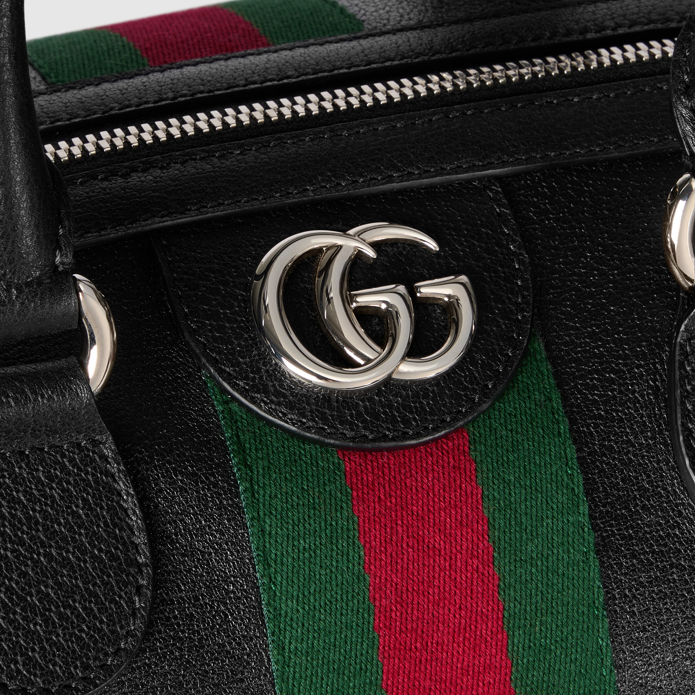 Gucci Savoy medium duffle bag in black leather | GUCCI® UK