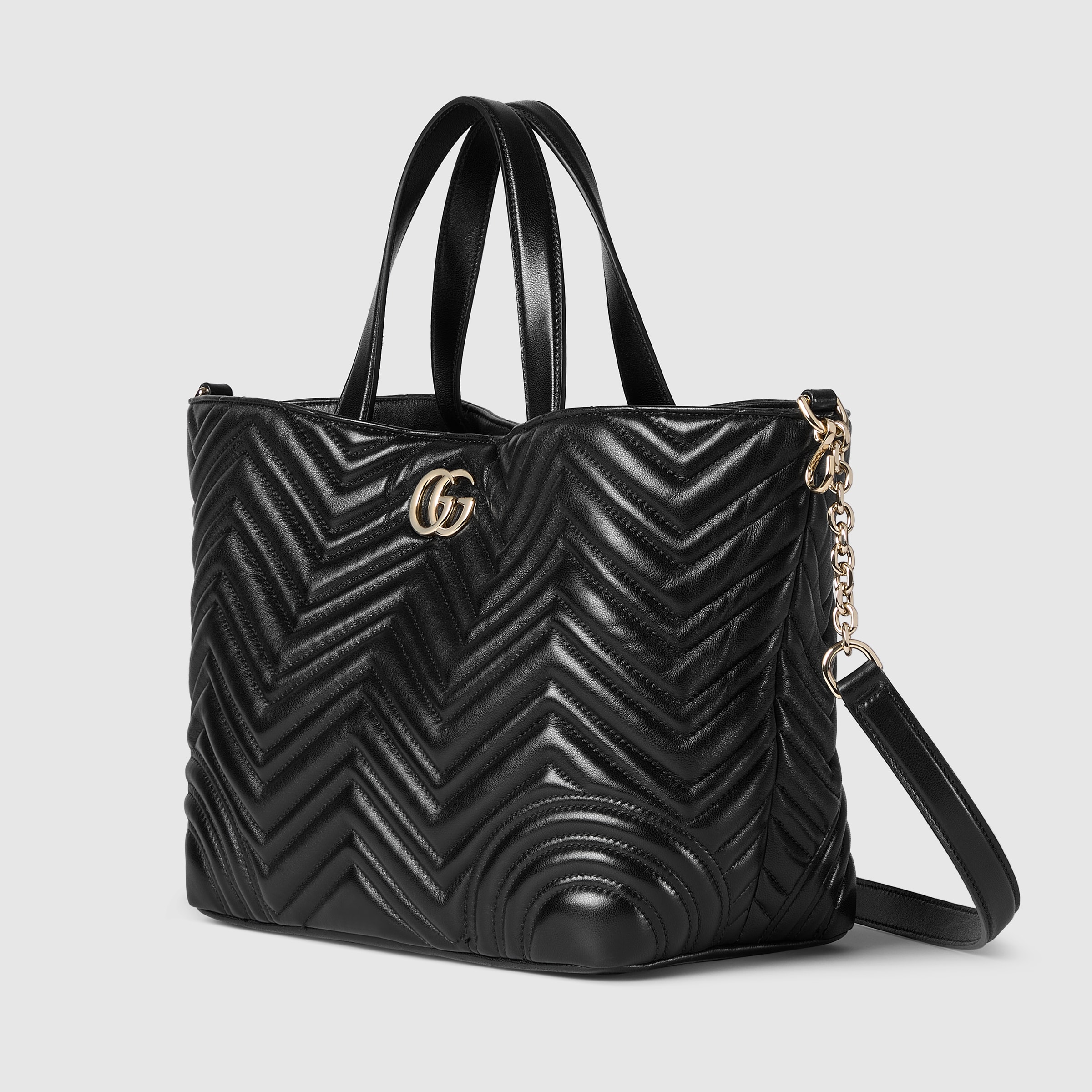 Gucci Betty medium tote bag in Black leather | GUCCI® NO