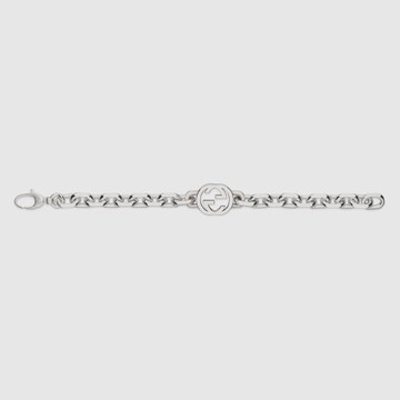 Gucci Interlocking chain bracelet in 925 sterling silver | GUCCI® US