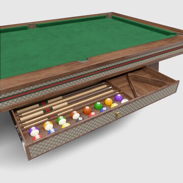 Pool table in beige and ebony GG Supreme | GUCCI® US