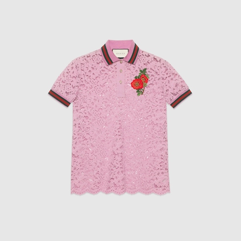 Embroidered lace top - Gucci Women's Tops & Shirts 434550X5N955245