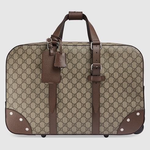 Beige Carry-on with wheels | GUCCI® PT