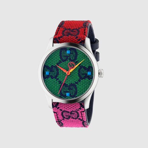 Gucci GG Multicolor G-Timeless watch, 38mm - 663950I18I08521
