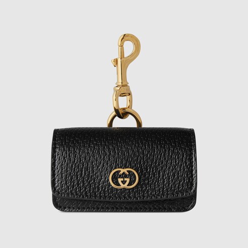 Waste bag holder in black Demetra | GUCCI® 香港