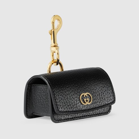 Waste bag holder in black Demetra | GUCCI® 香港