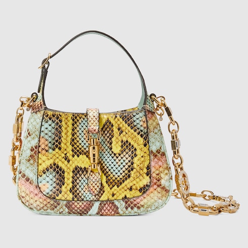 Jackie 1961 mini python bag in multicolour | GUCCI® IE