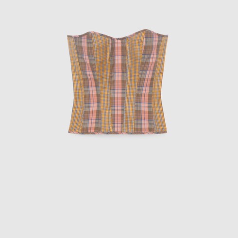 Squared corset in multicolor | GUCCI® Canada