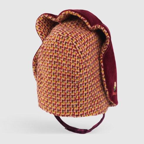 Baby tweed wool hat in multicolor | GUCCI® UK