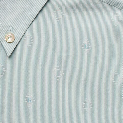 Children's Square G cotton shirt in Blue Ready-to-wear | GUCCI® SI