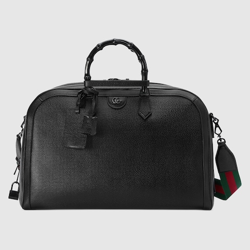 Gucci Diana large duffle bag in black leather | GUCCI® SG