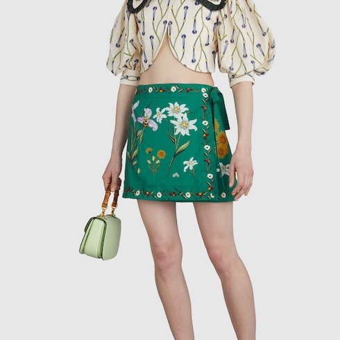 Paradisiaca pareo skirt in multicolor | GUCCI® UK