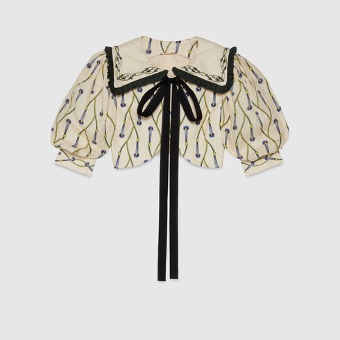 Tropico blouse in multicolor | GUCCI® Canada