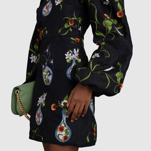 Posion mini dress in multicolor | GUCCI® IE