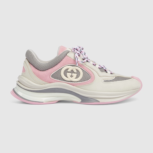 Women's Gucci Run sneaker in ivory suede | GUCCI® 香港