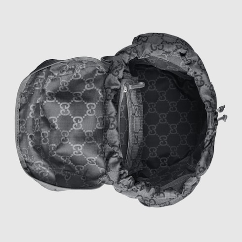 Large backpack in Grey Nylon | GUCCI® SI