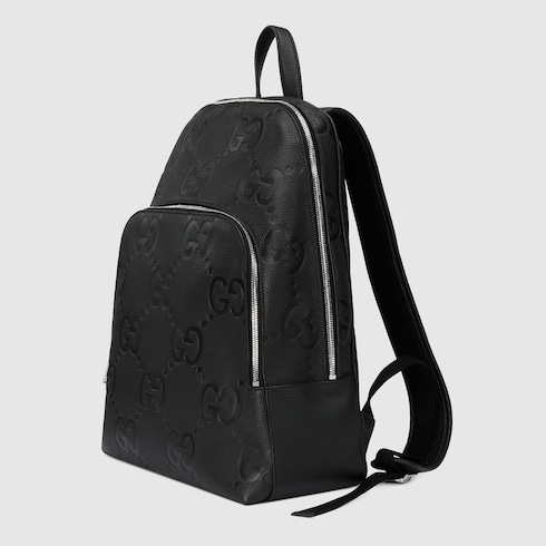 Medium backpack in Black Leather | GUCCI® SI
