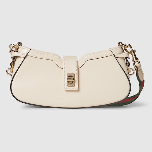 Gucci Moon Side mini shoulder bag in White Leather | GUCCI® SI