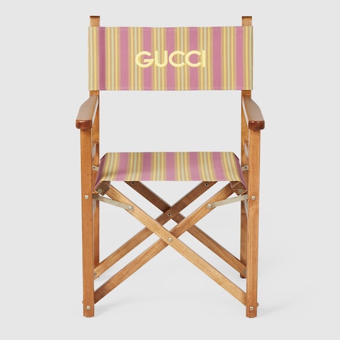 Director's chair in fuchsia and multicolour | GUCCI® UK
