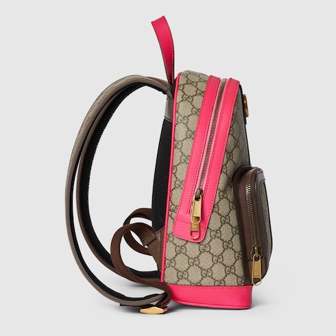Ophidia GG small backpack in Beige Pink GG Canvas | GUCCI® SI