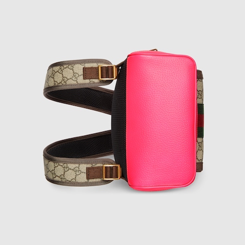 Ophidia GG small backpack in Beige Pink GG Canvas | GUCCI® SI