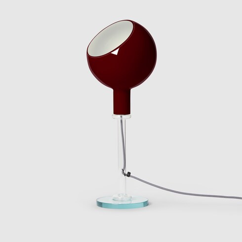 FontanaArte x Gucci 'Parola' table lamp in Rosso Ancora red glass ...