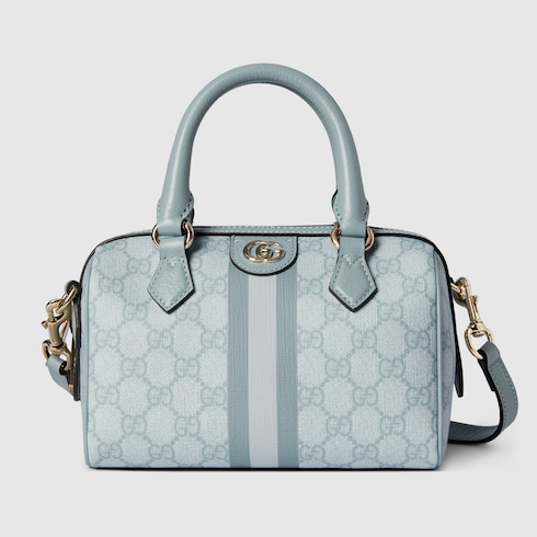Ophidia GG mini top handle bag in Blue GG Canvas | GUCCI® SI