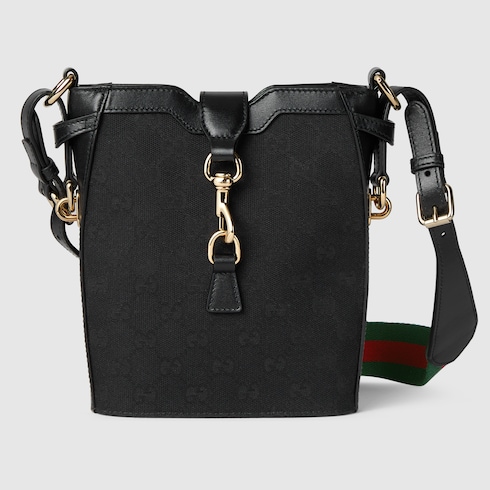 Original GG mini bucket bag in black Original GG canvas | GUCCI® UK
