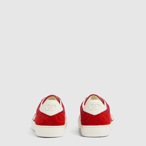 Children's G74 sneaker in red suede | GUCCI® US